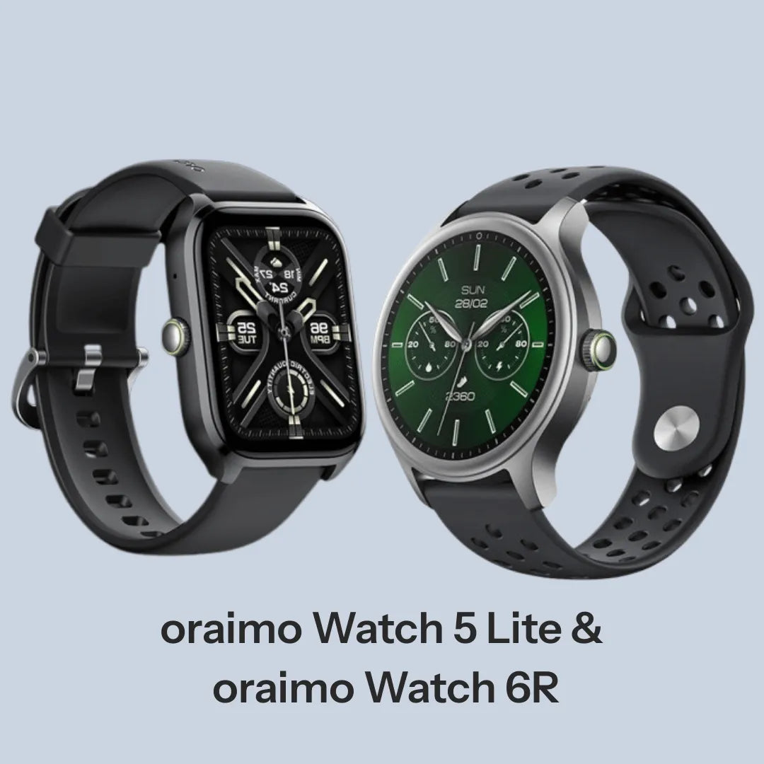 oraimo Watch 6R & Watch 5 Lite Bundle, Men’s & Ladies Smartwatch Offer ...